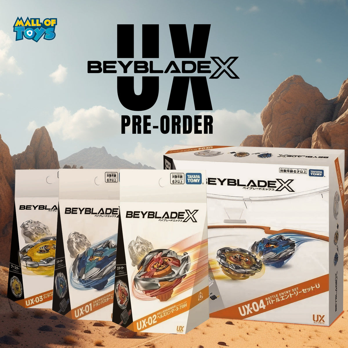 Beyblade X UX-09 Samurai Saber 2-70L – Mall Of Toys