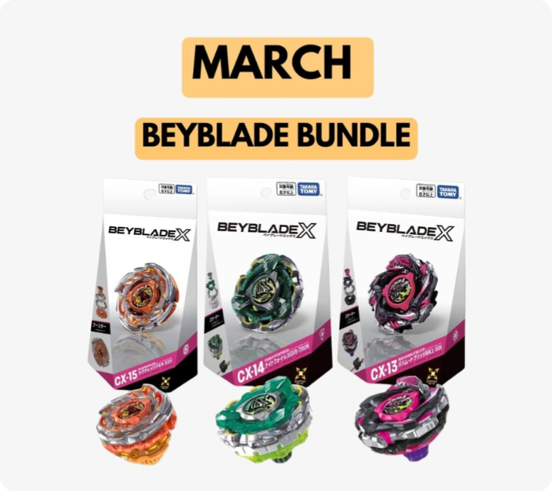 [Pre-Order]Takara Tomy Beyblade X March Release Starter Beyblade Bundl ...